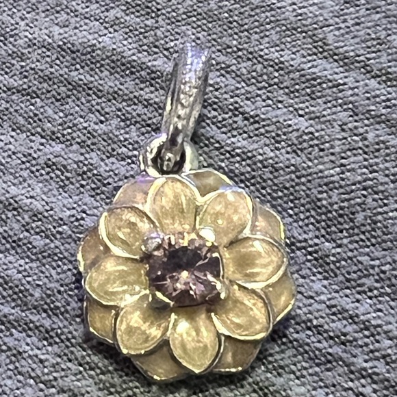 Pandora | Jewelry | Rare Authentic Pandora Bloomingdahlia Flower Dangle ...